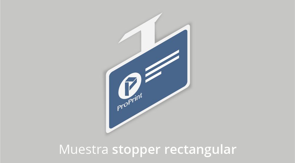 Stopper Rectangular 148x185 mm Impresión Digital Online