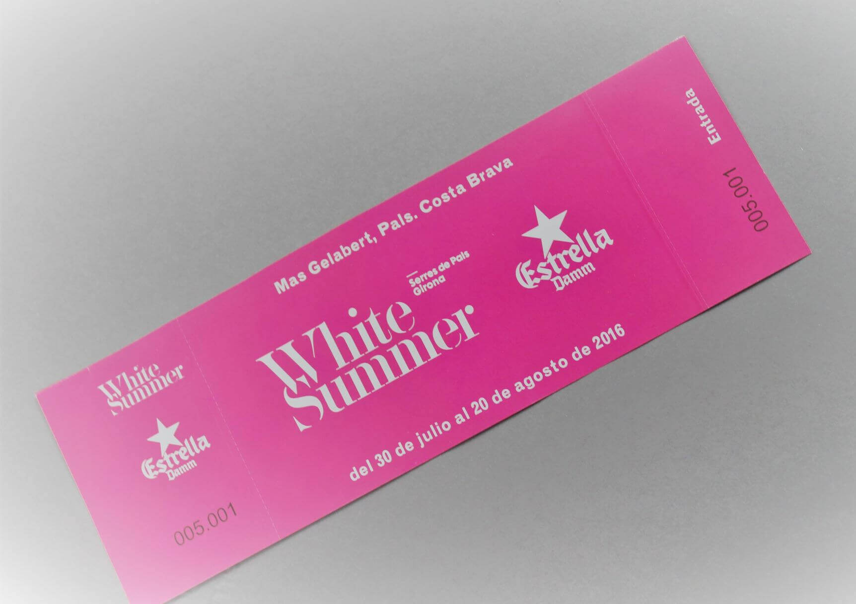 Imprimir talonarios personalizados según el tipo de eventos