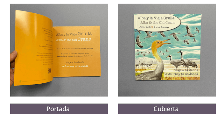 Diferencia entre portada y cubierta de un libro