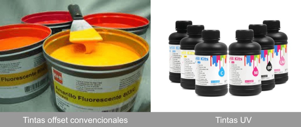 ¿Qué son las tintas UV?
